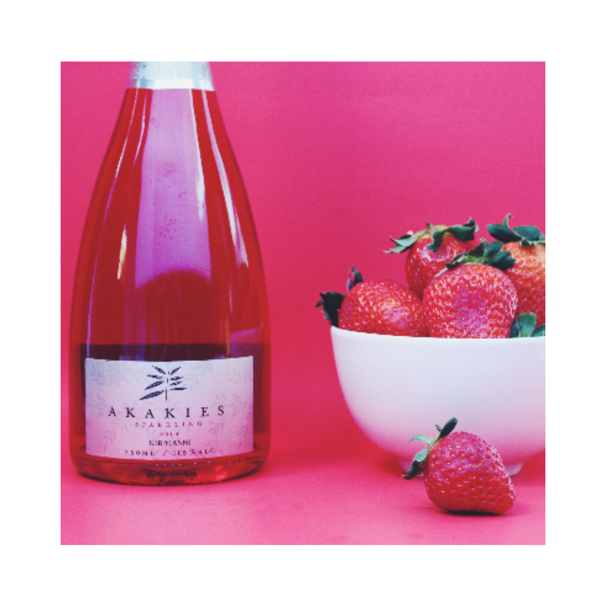 Kir Yianni Akakies Sparkling Rosé 100% Xinomavro (6 Bottle Mimimum ...